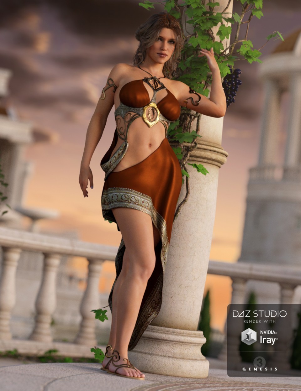 ArtStation - Divinity Outfit for Genesis 3 Female