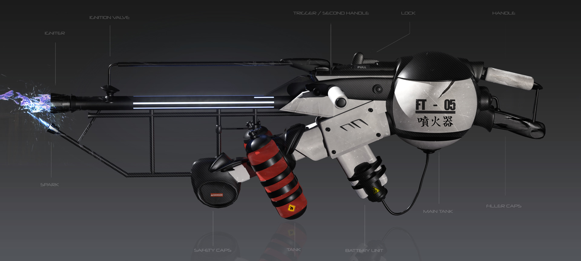 ArtStation - Flamethrower