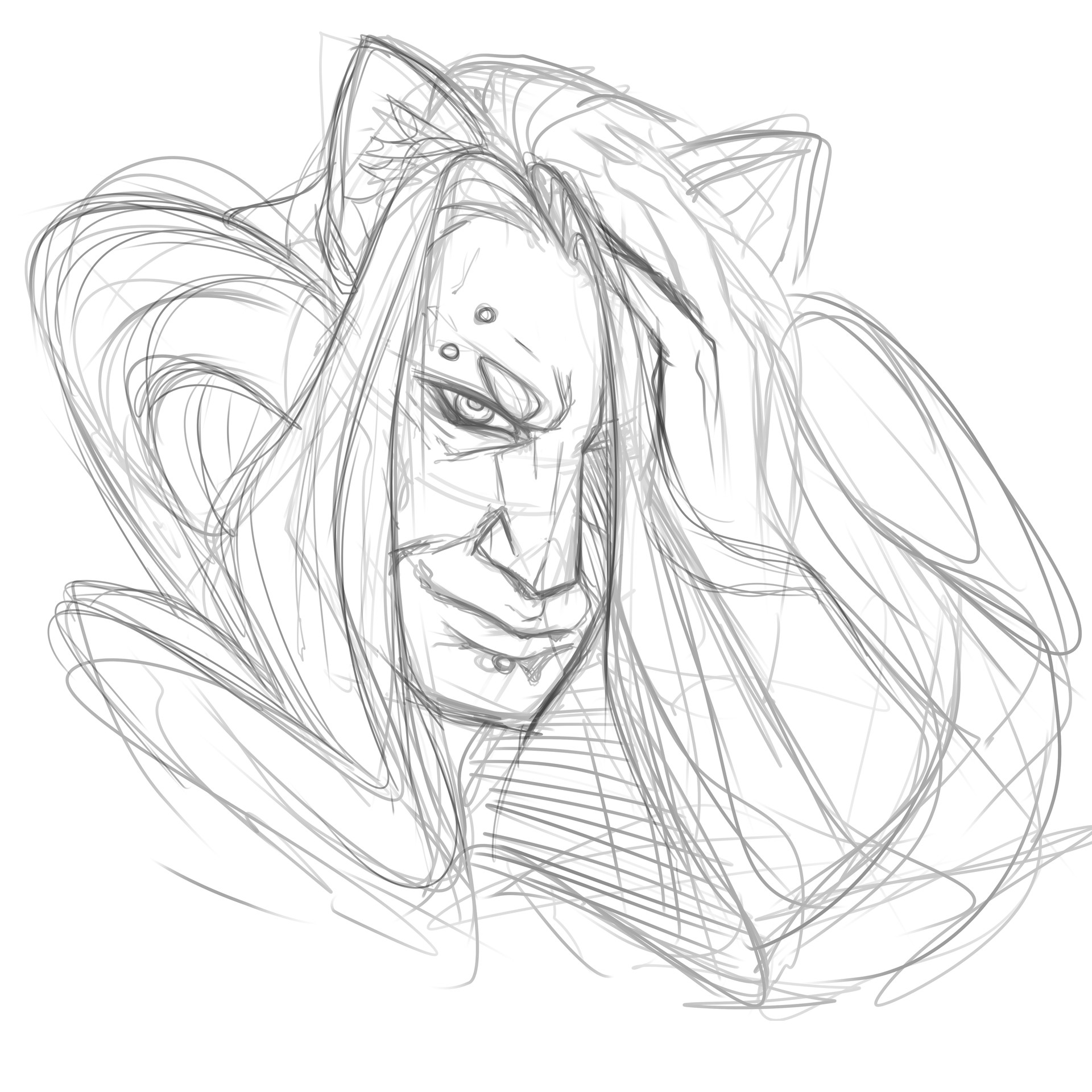 Monster Bug - Digital Ink. Wolf