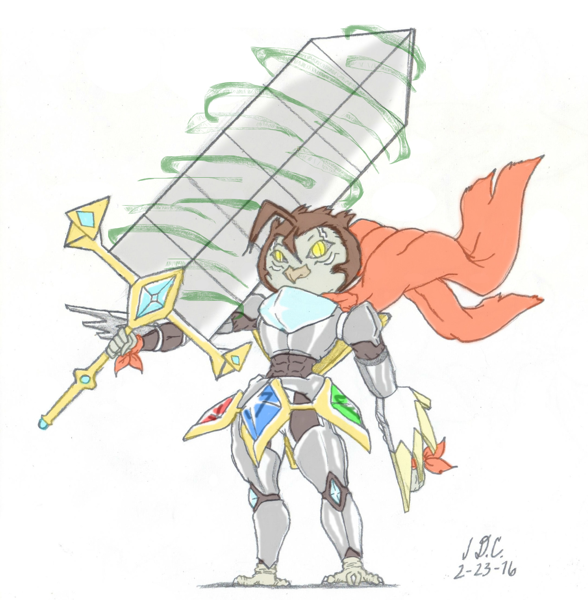 ArtStation - Knight Owl