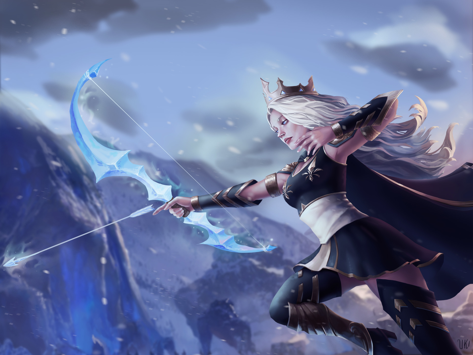 ArtStation - Ashe the Frost Archer