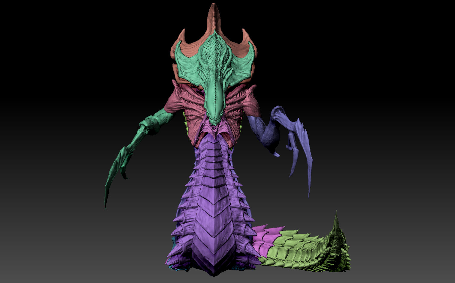 Herb SHIH - Hydralisk Statue modeling