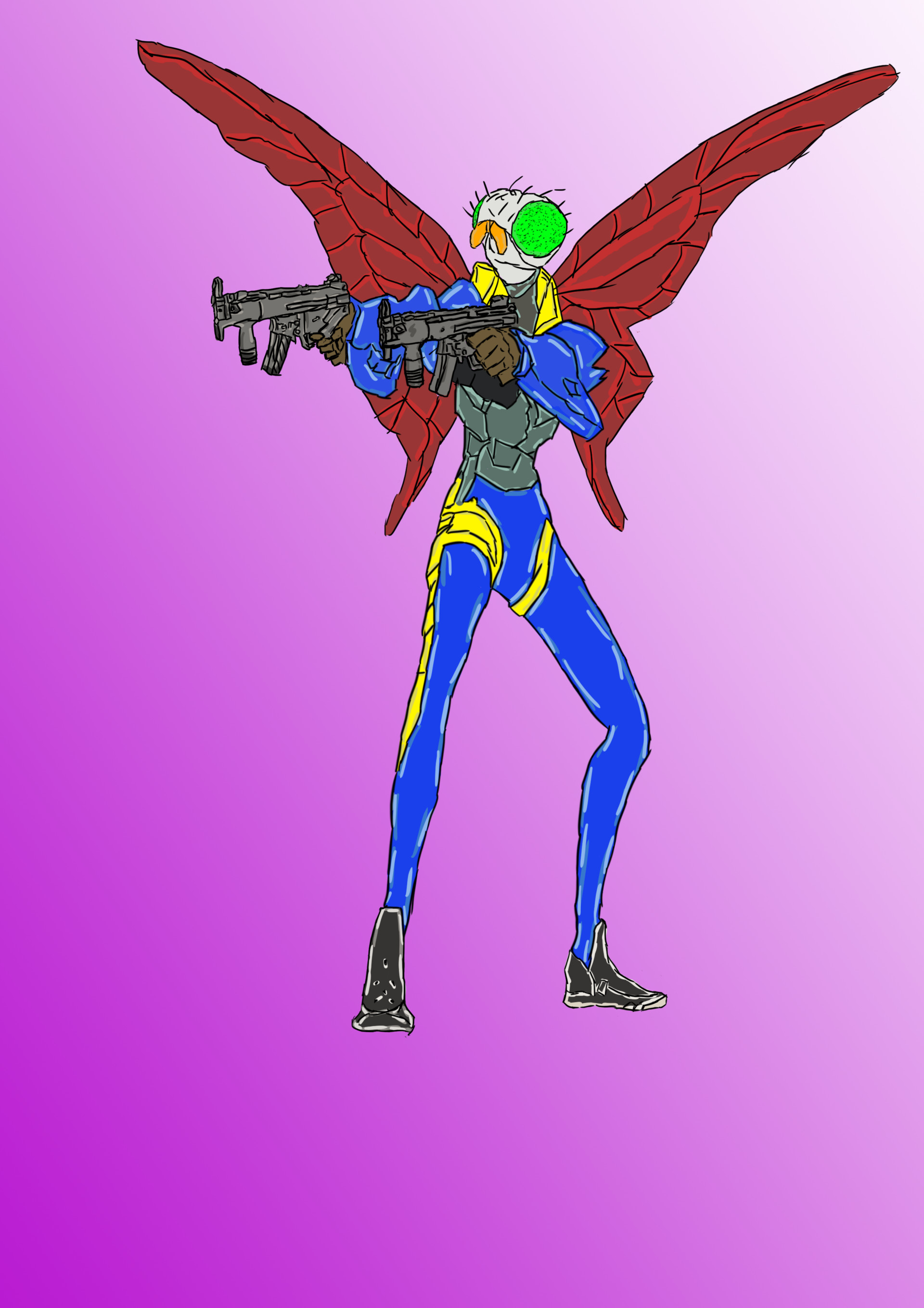 ArtStation - Fly girl