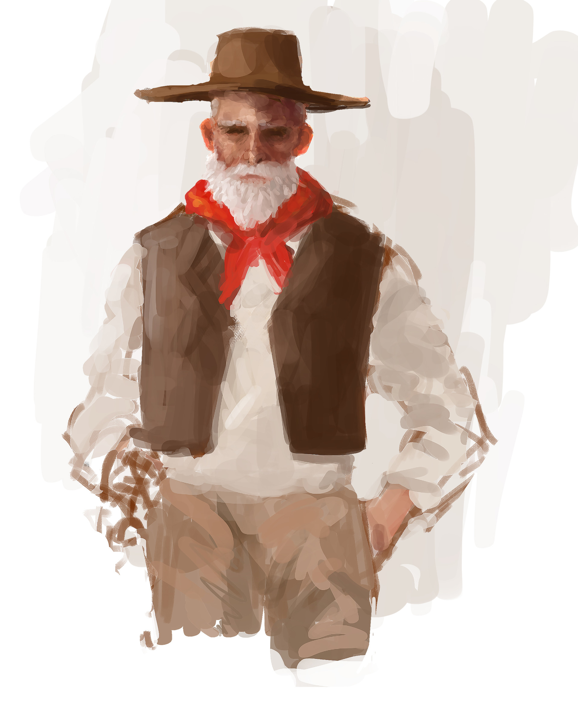 ArtStation - Cowboy Study