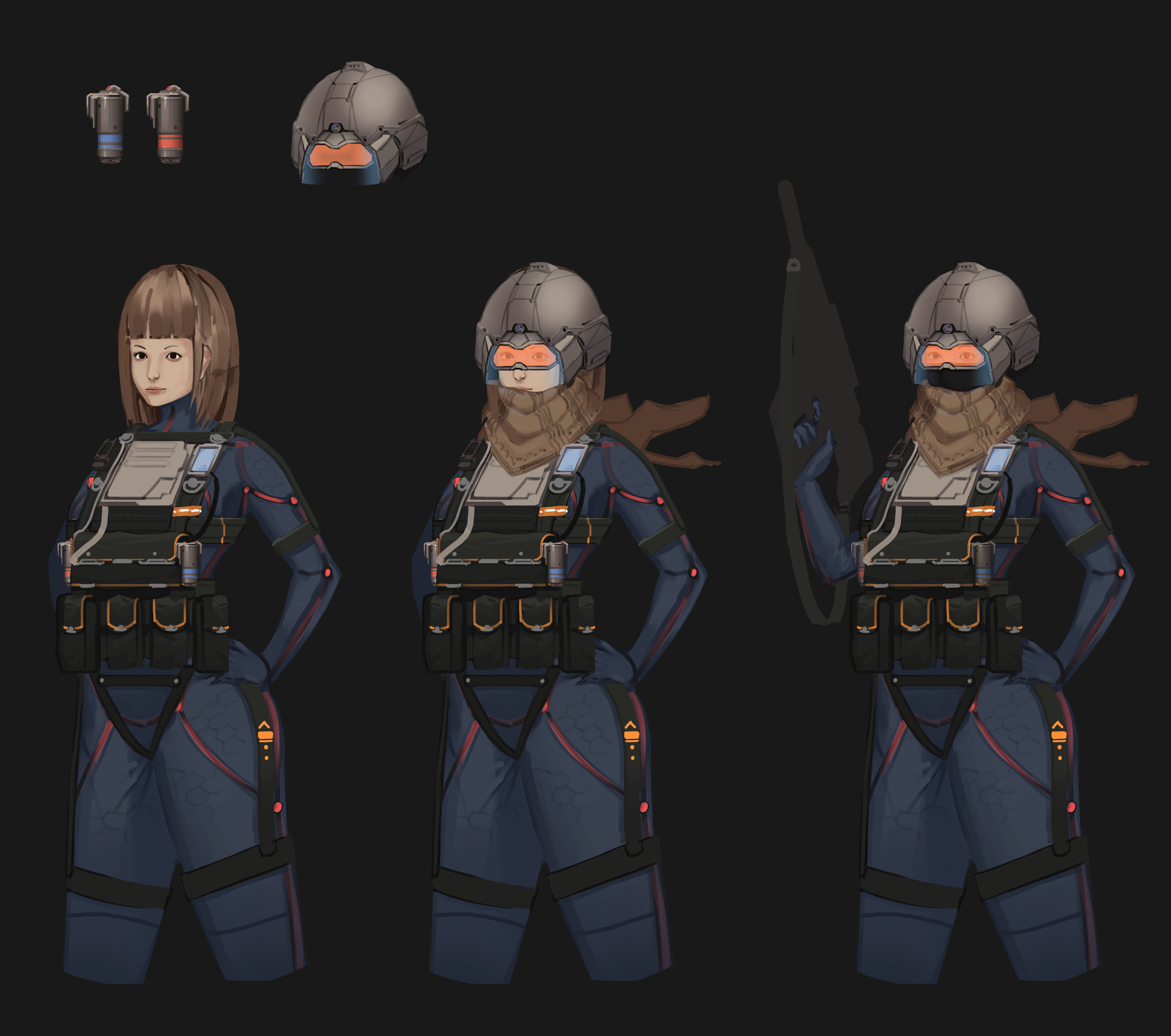 ArtStation - Female Mercenary