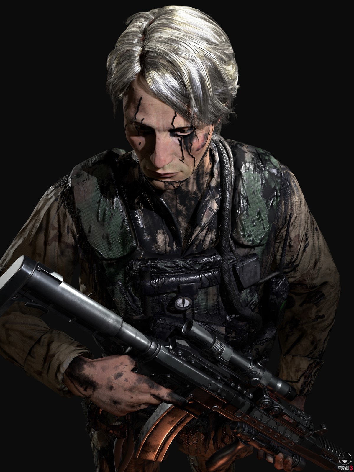 Netti ‏ - Death Stranding mads mikkelsen - fanart