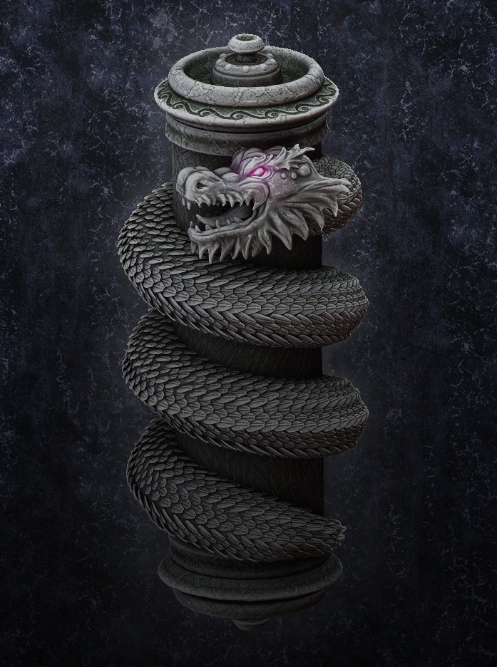 ArtStation - Dragon scroll