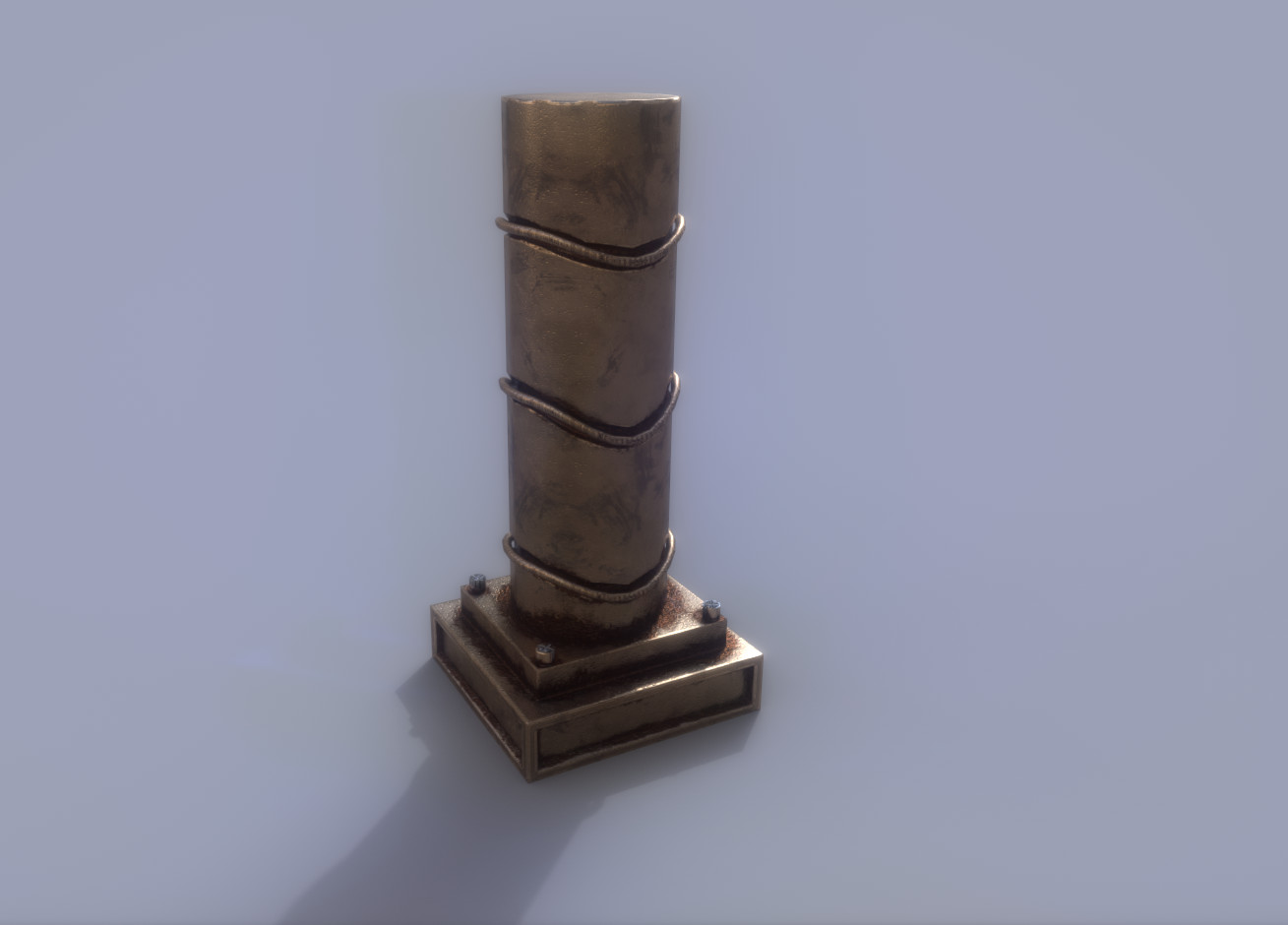 Michel H - Simple Pillar , render with Iray