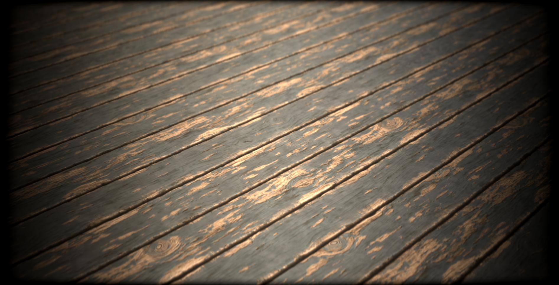ArtStation - Painted Wooden Planks