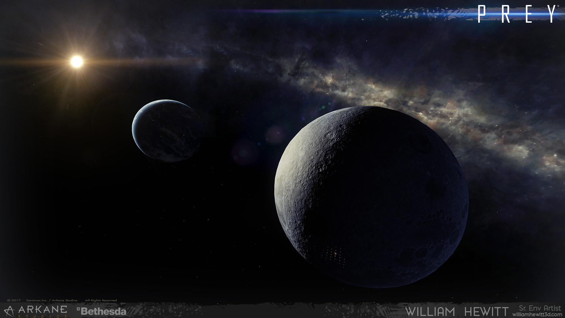 ArtStation - PREY Space Elements, William Hewitt