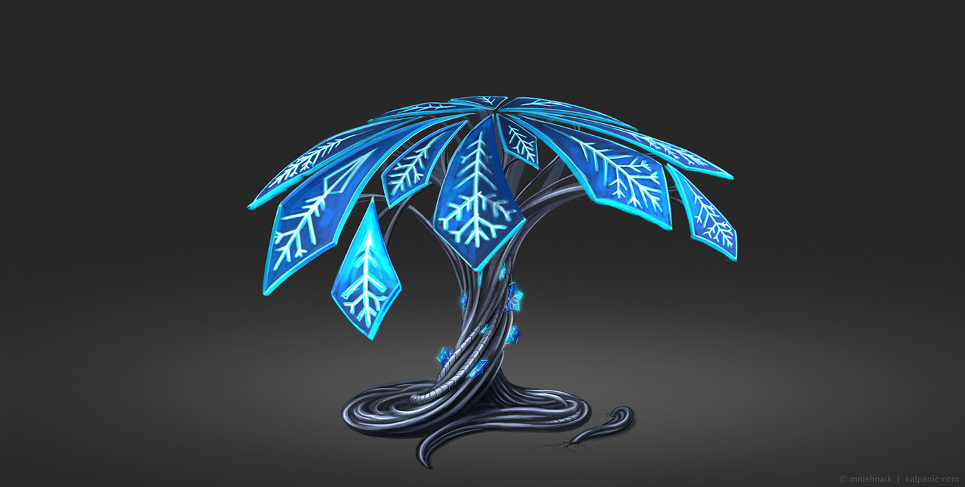 ArtStation - Snowflake Tree