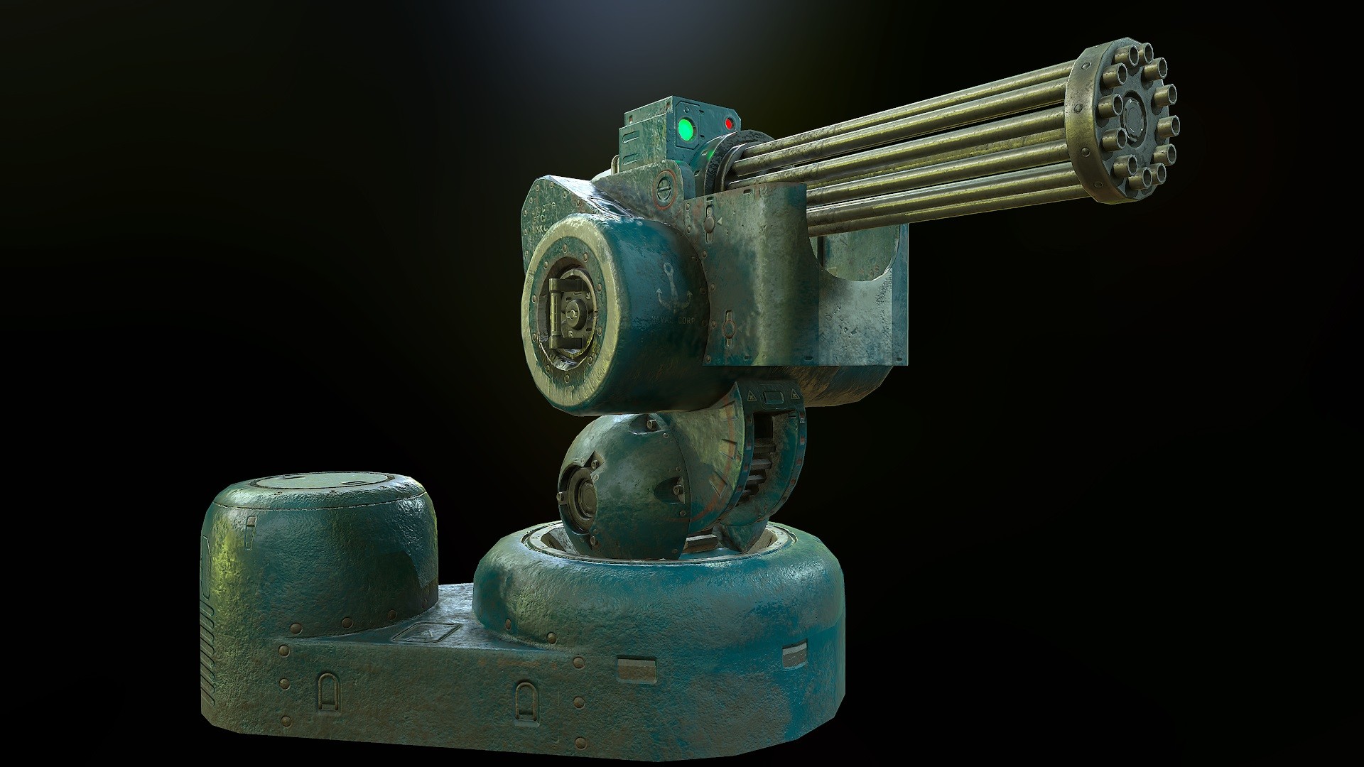 ArtStation - Naval Vulcan Defender