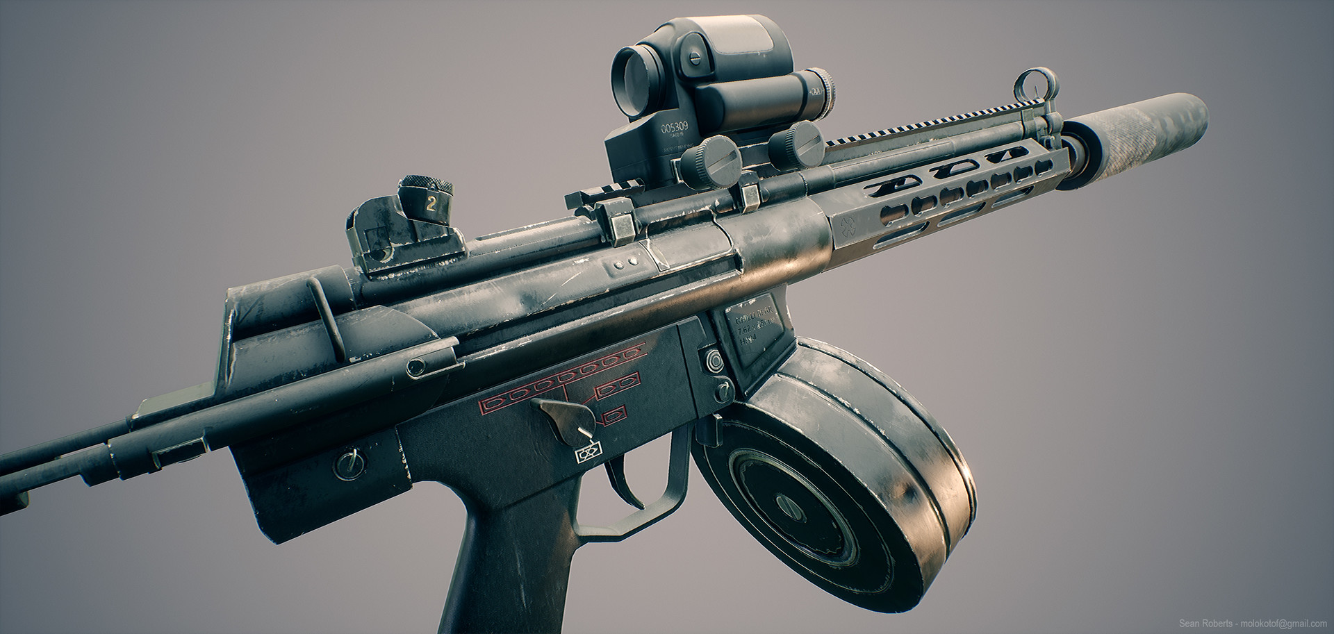 Sean Roberts - MP5 TOKAREV - Trijicon SRS Reflex Sight