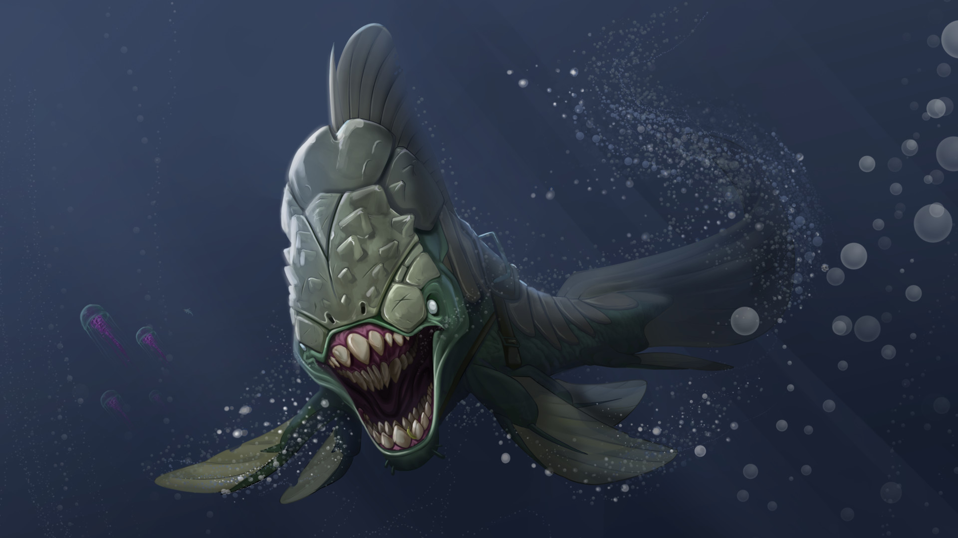 ArtStation - Crazy Fish Creature