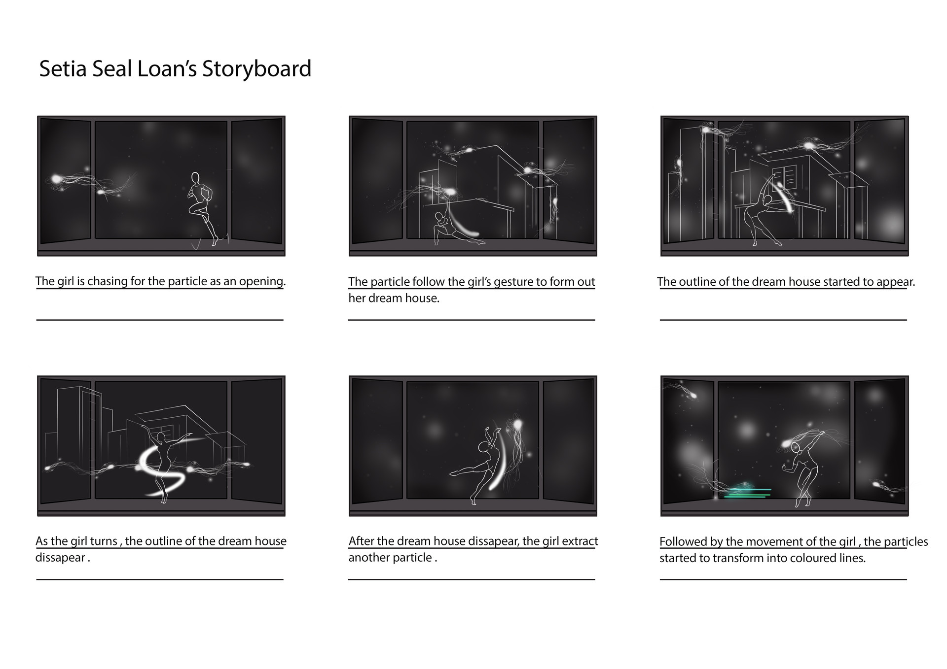 ArtStation - Shadow dance storyboard