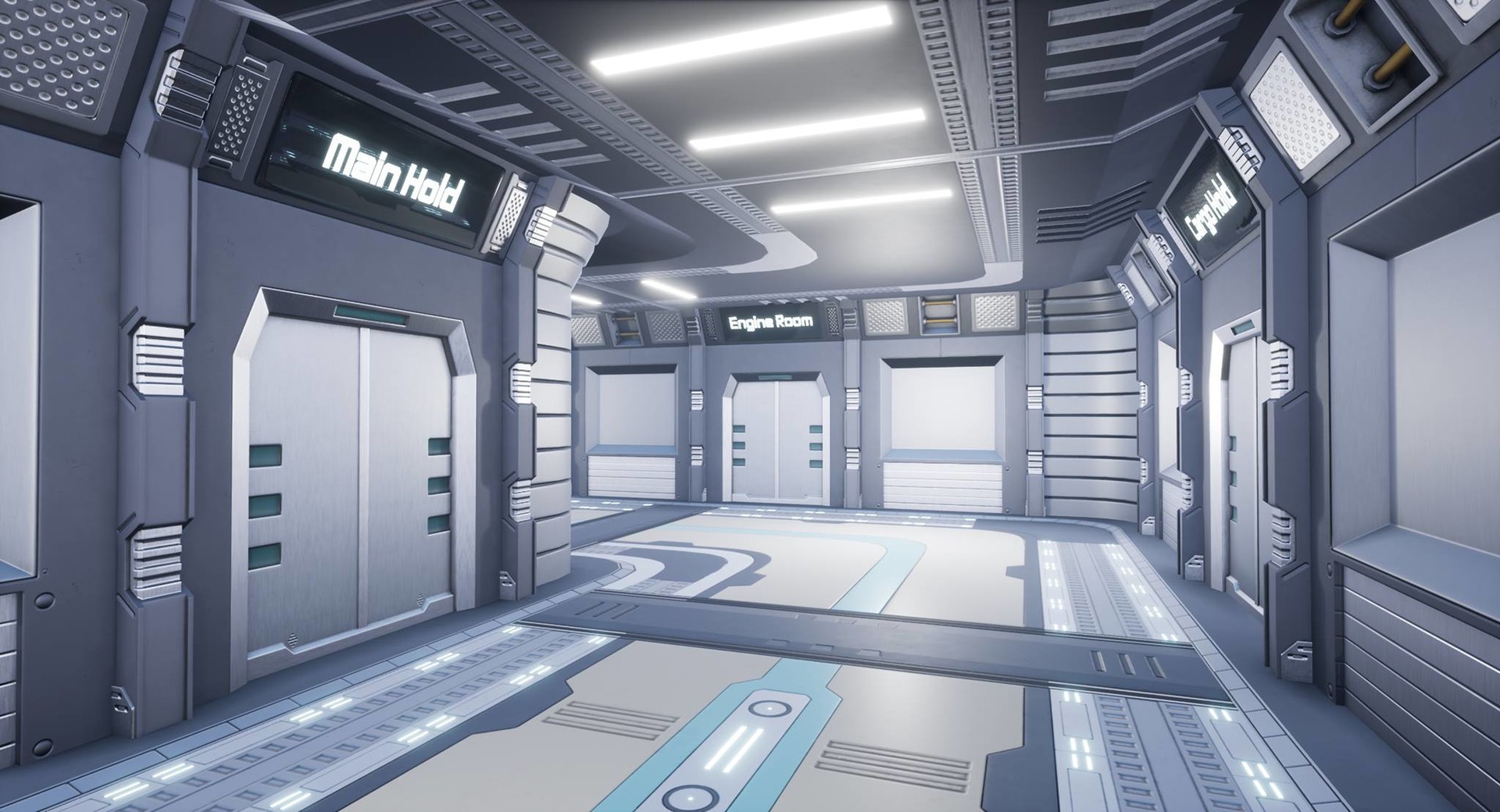 Billy Jackman 3D Generalist - Modular Sci Fi Corridor