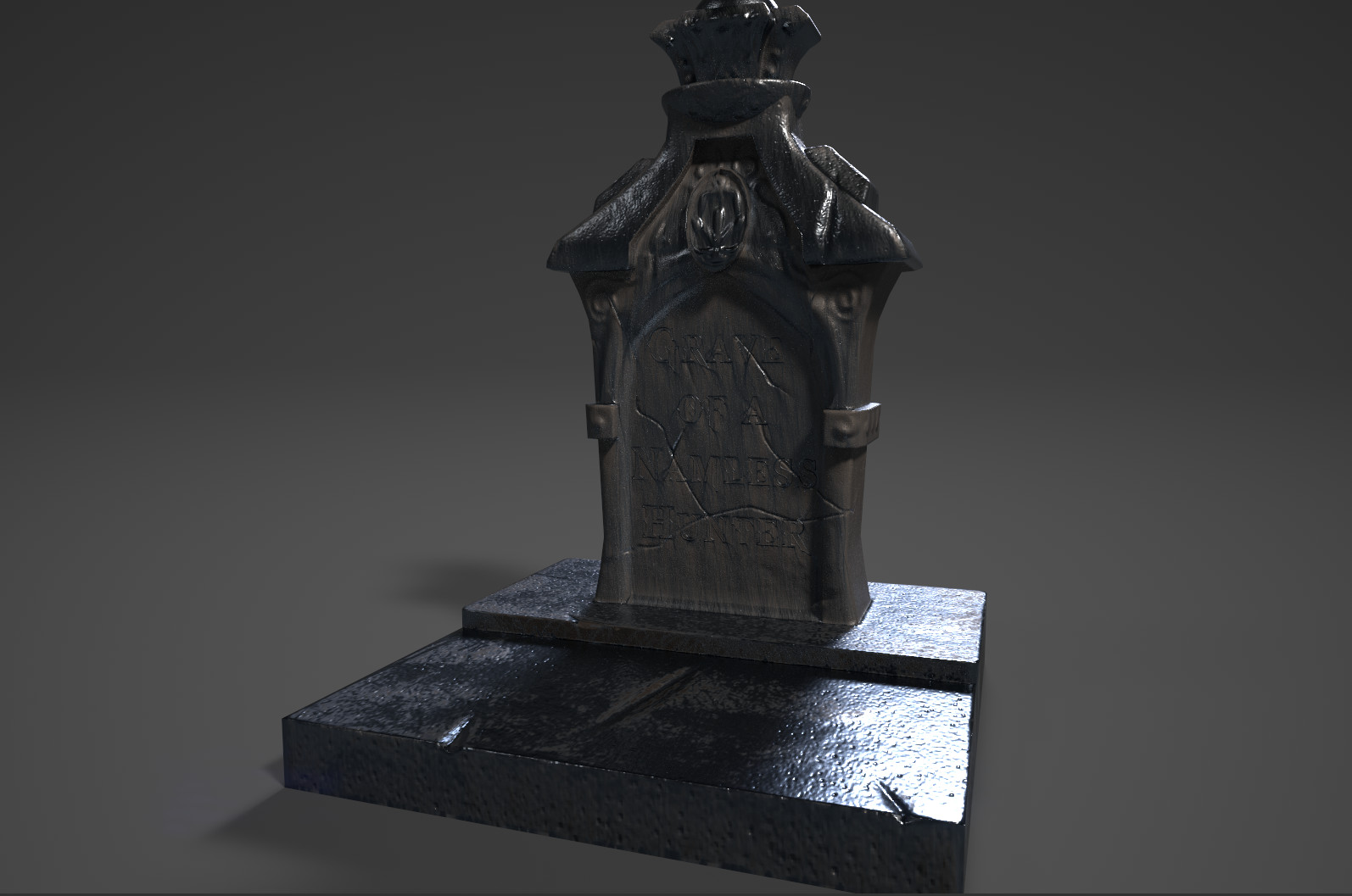 ArtStation - Bloodborne Headstone (Fan Work)
