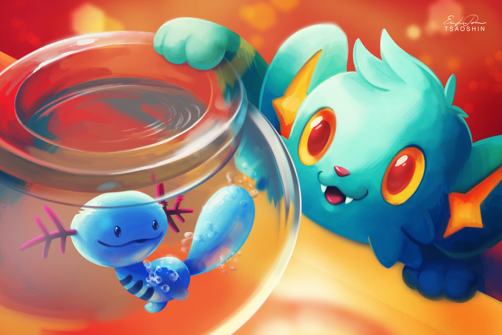 ArtStation - Shinx and Wooper