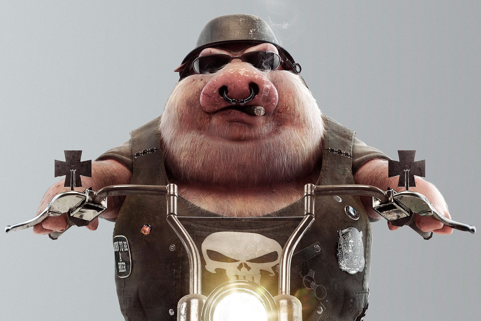 Luis Ramos - Motorcycle Pig