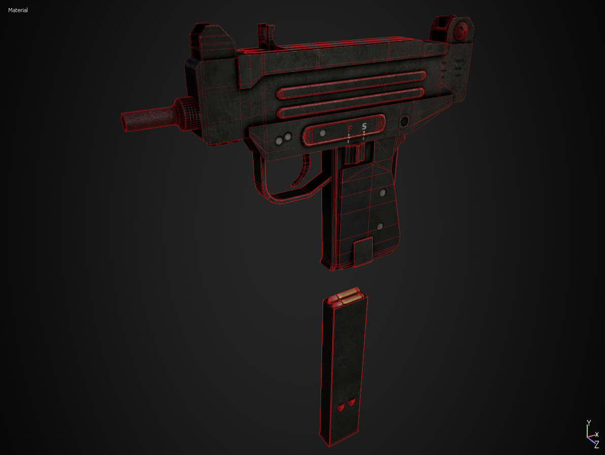 Micro Uzi — Game Model by Danny Chilvers — ProUser.Me