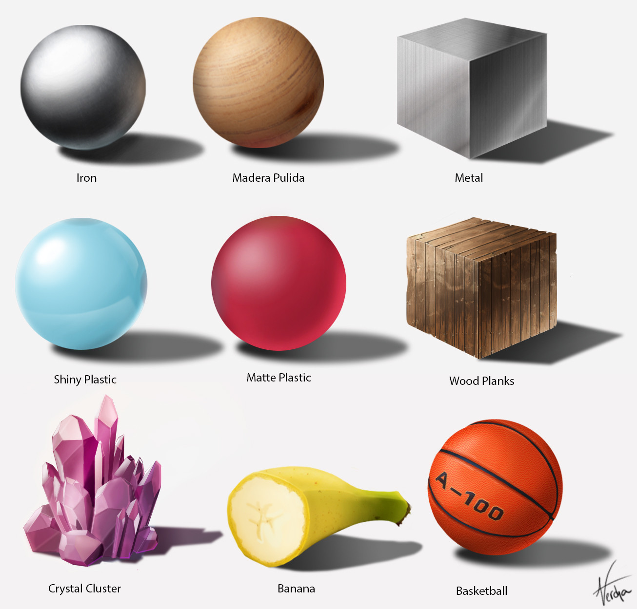 ArtStation - Realistic Digital Material Exploration