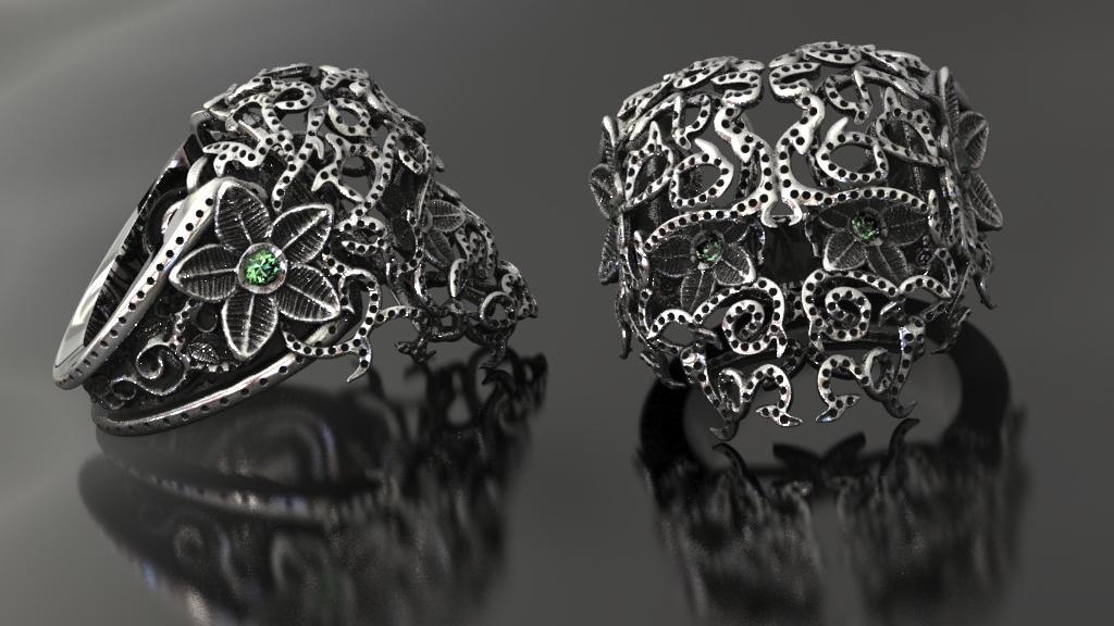 ArtStation - Skull ring