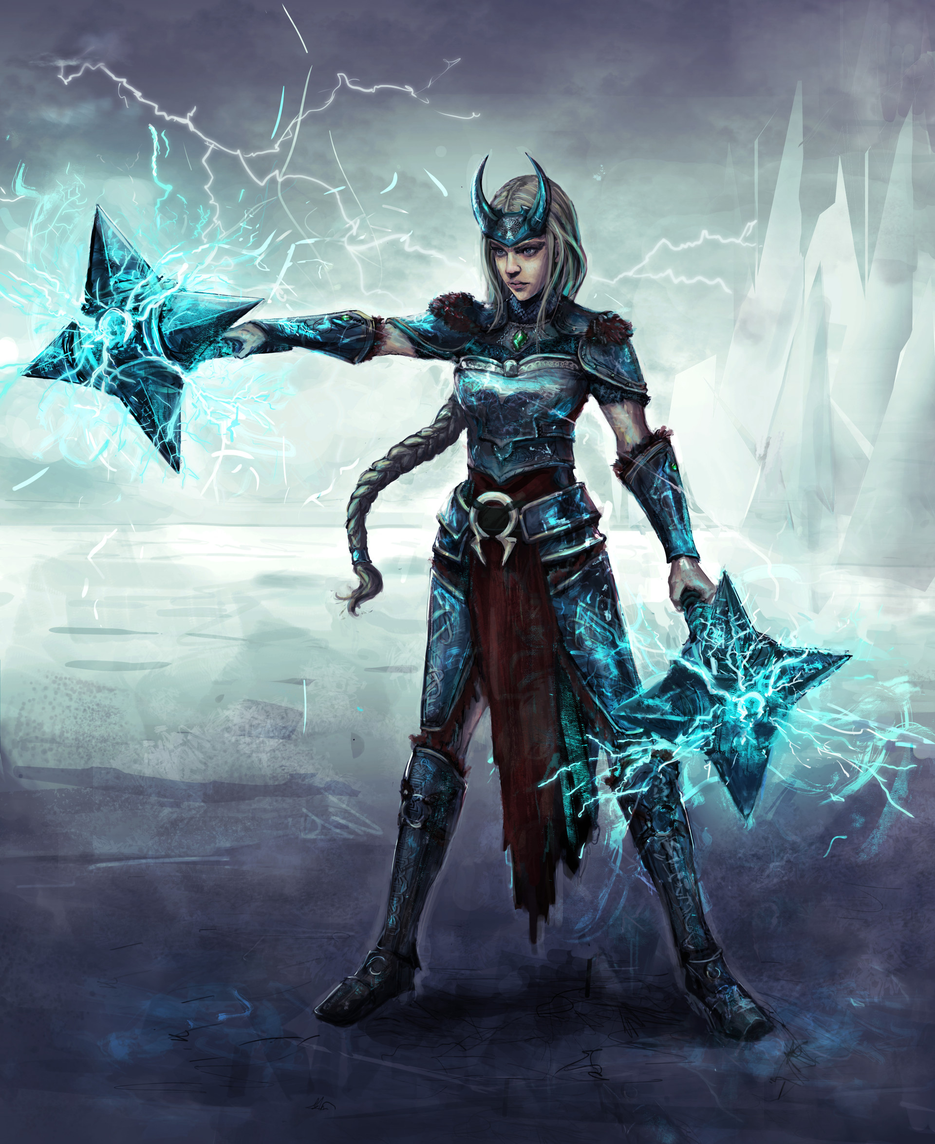 ArtStation - Freya The Eye of the Storm