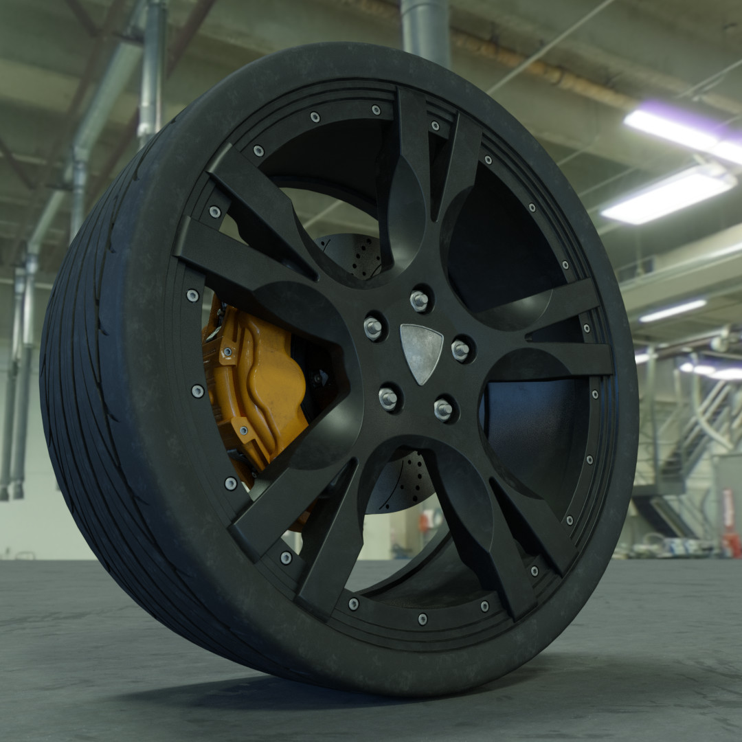 ArtStation - Wheel Assembly