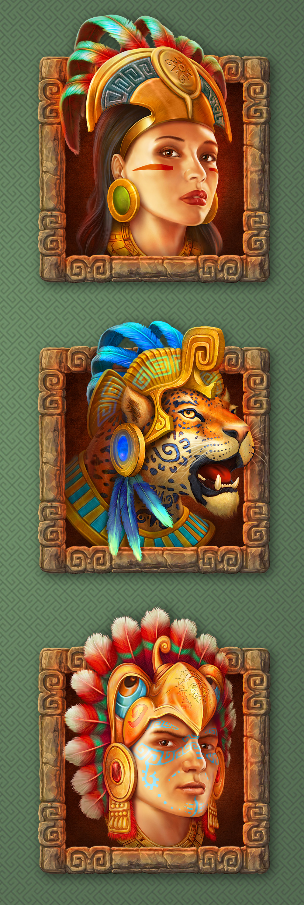 ArtStation - characters Aztec