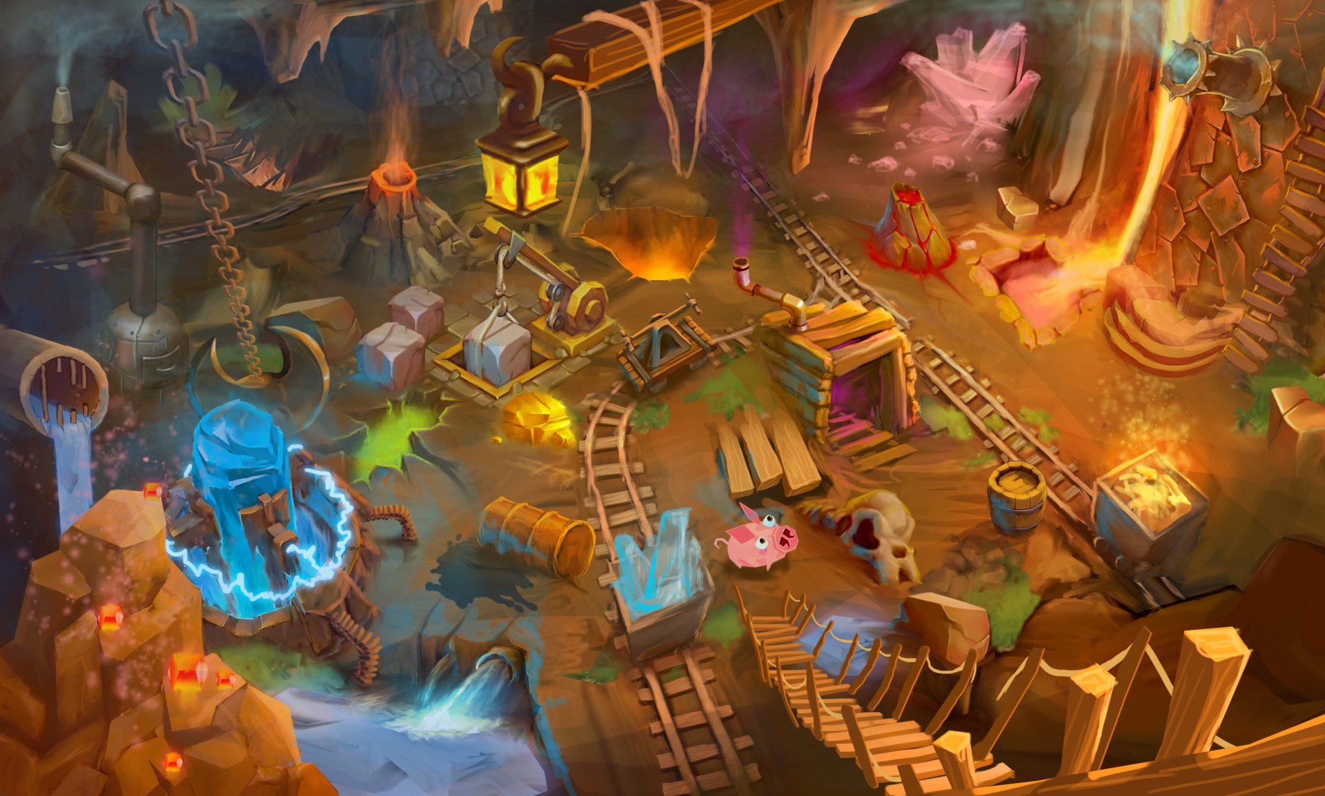 ArtStation - gameplay_sketch_piggy