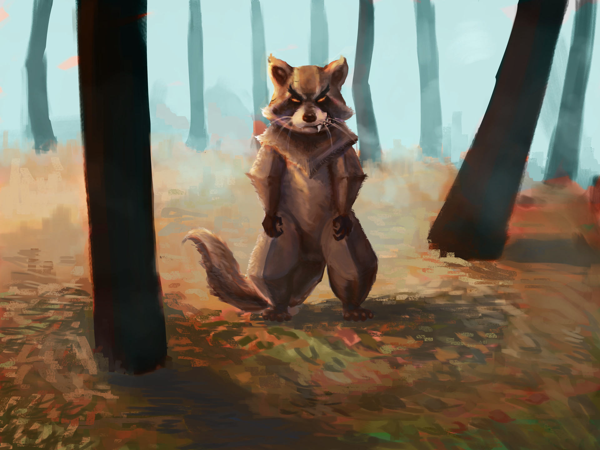 ArtStation - Raccoon The Beast