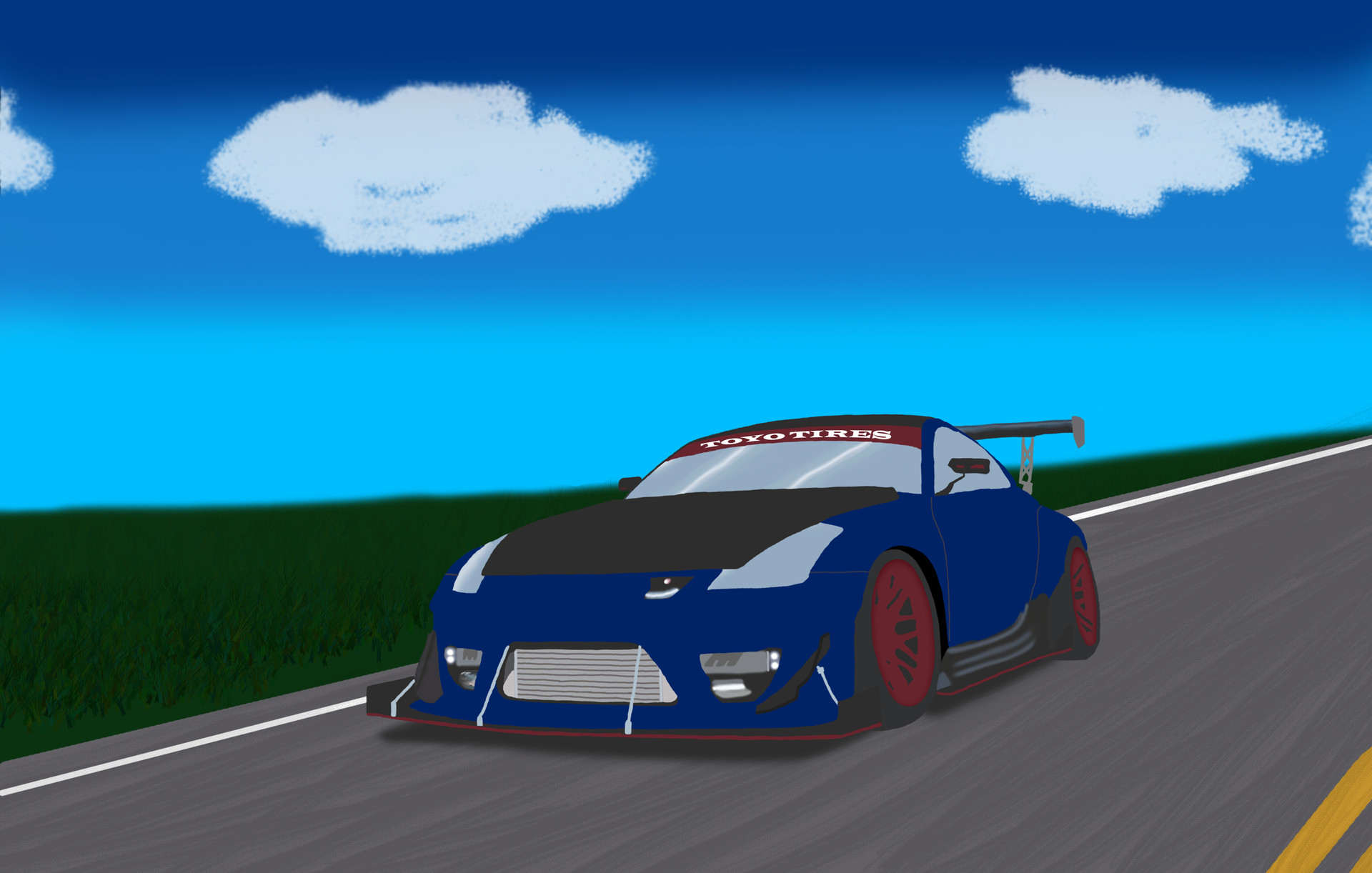 ArtStation - Nissan 350z