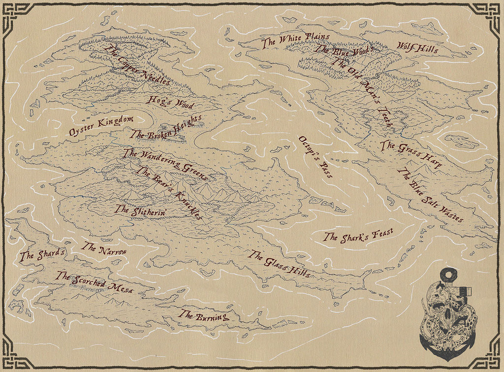 ArtStation - Pirate map 1