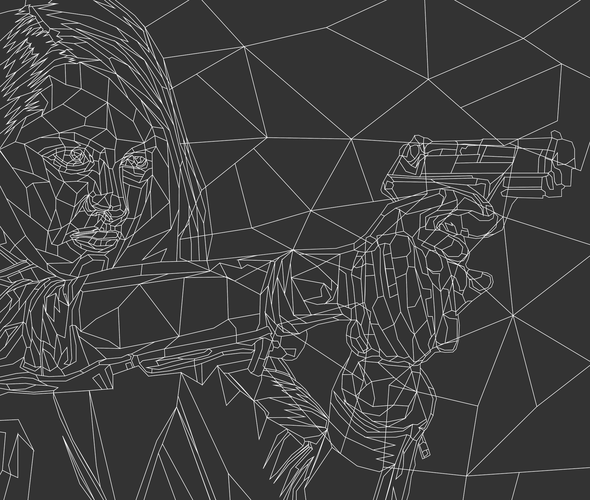 Mauryan Pentool - Low Poly Art Of Sonakshi Sinha