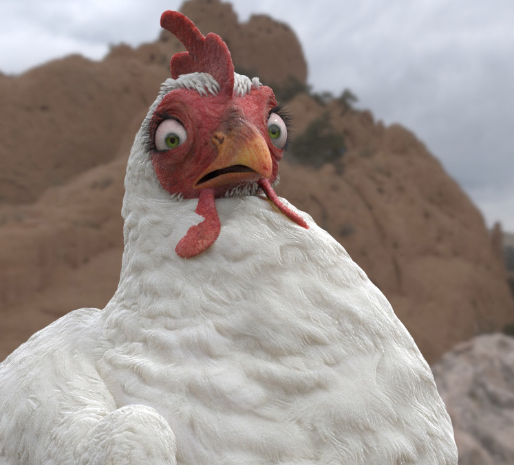 ArtStation - Chicken chick