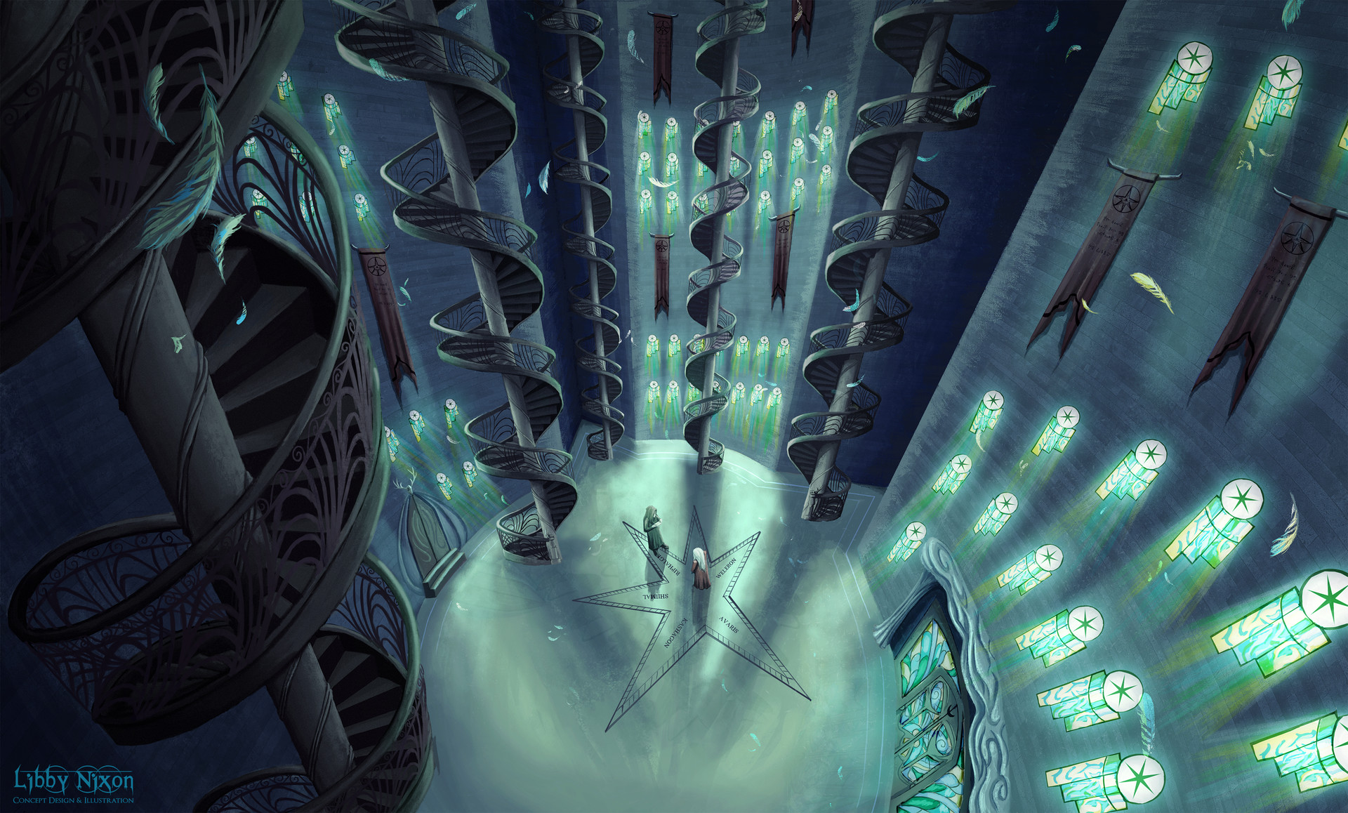 ArtStation - Inside the Tower of Bones