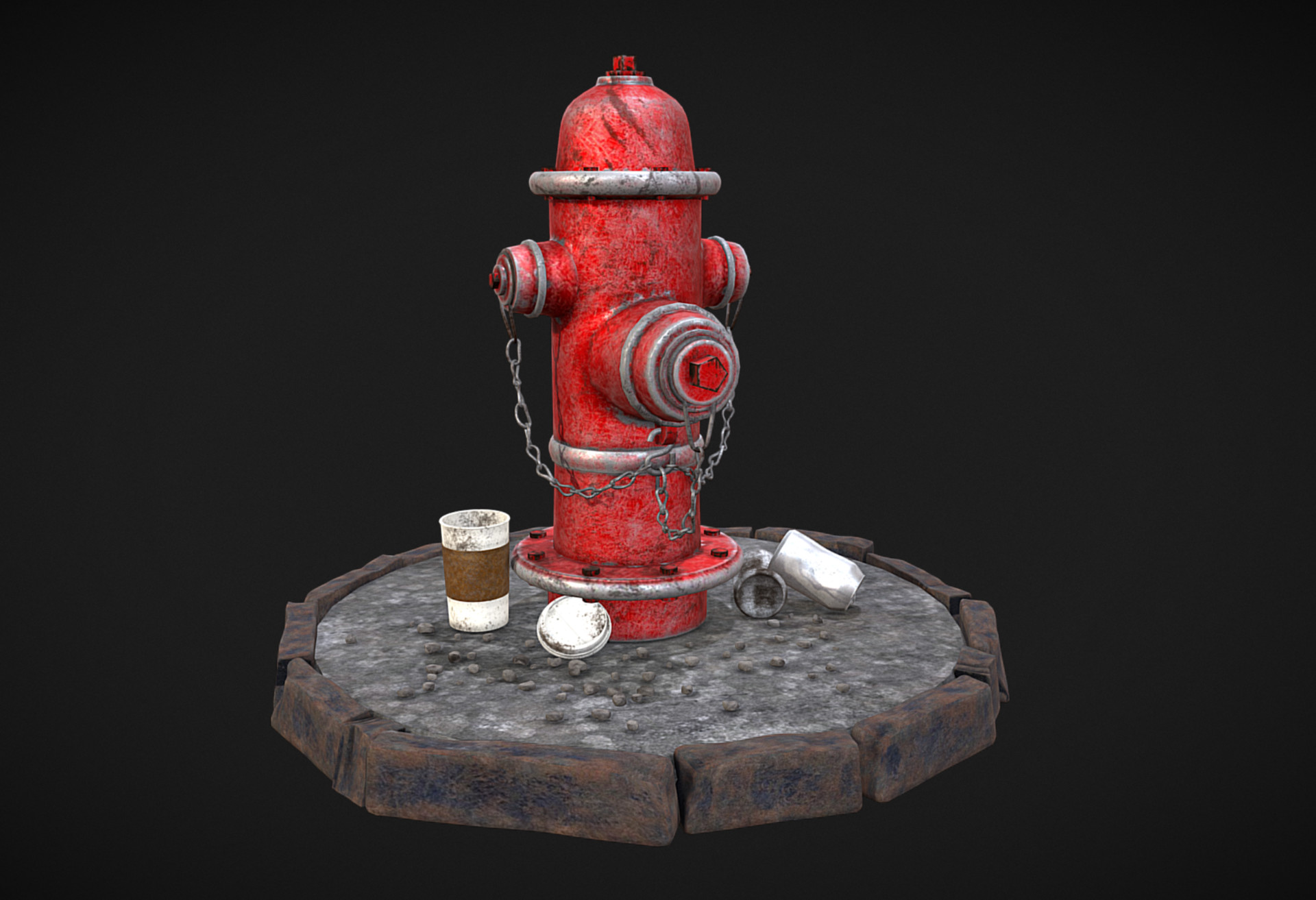 ArtStation - Fire hydrant Turnaround