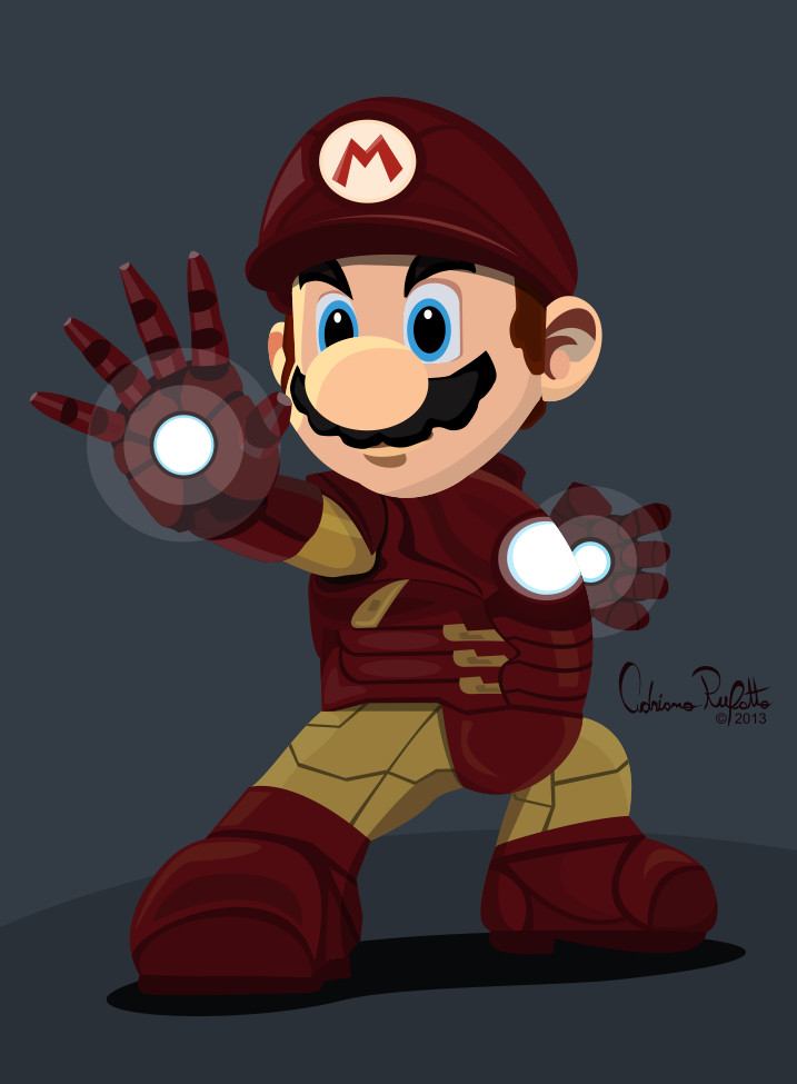 ArtStation - Iron mario