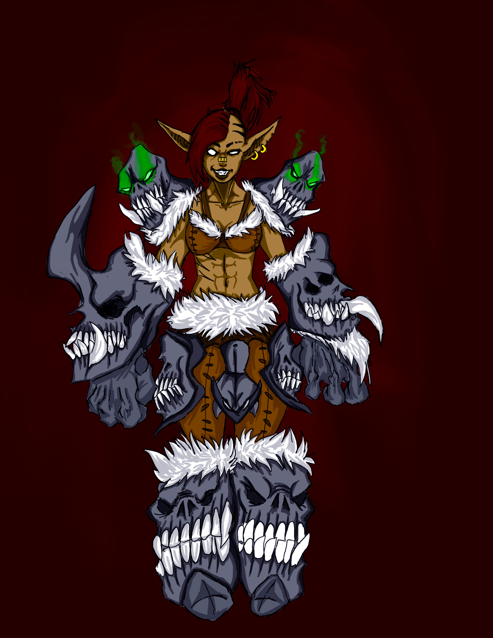 ArtStation - baddass female warior