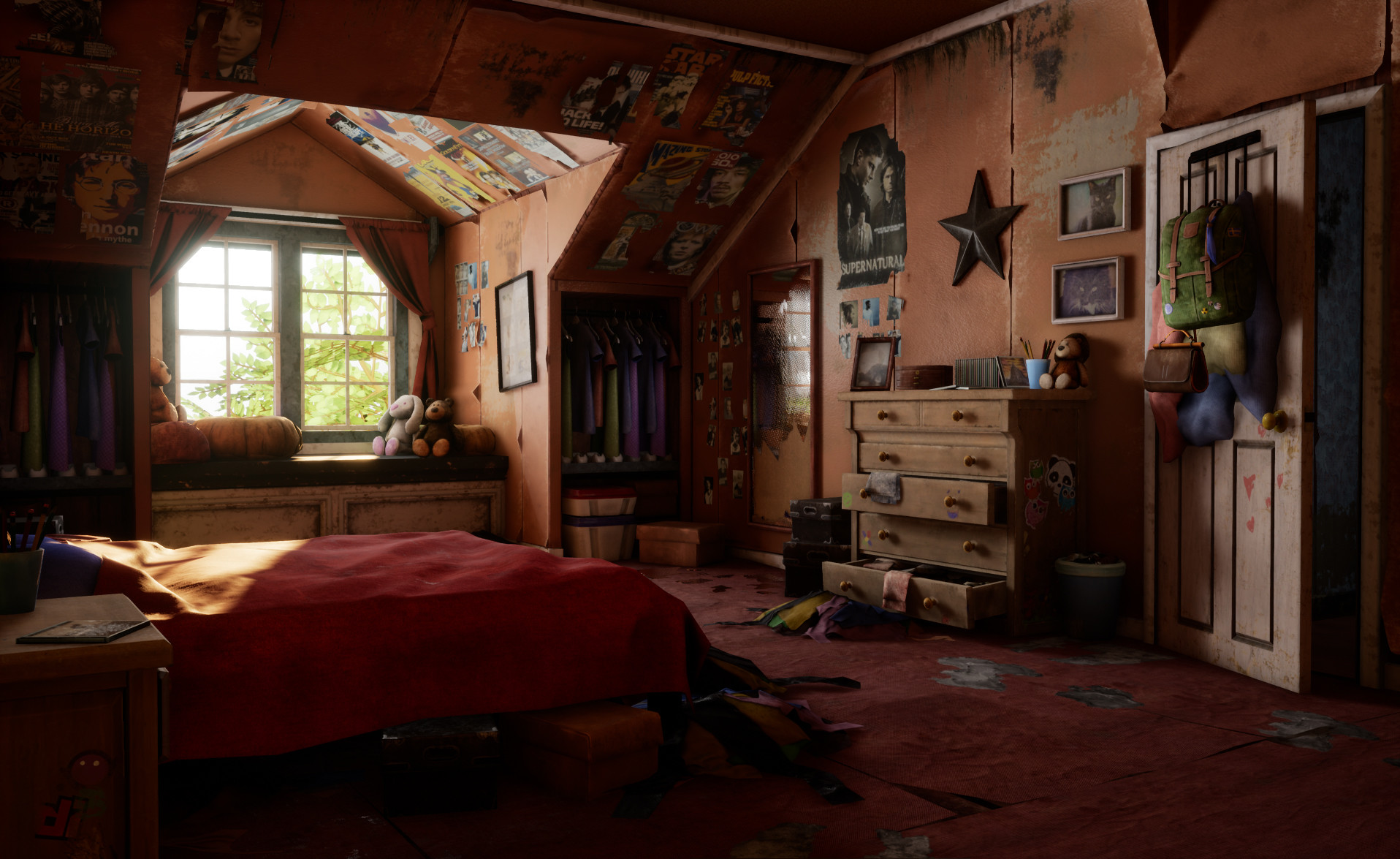 The Bedroom, Last of Us fan art by Jacob Claussen : r/ImaginaryInteriors