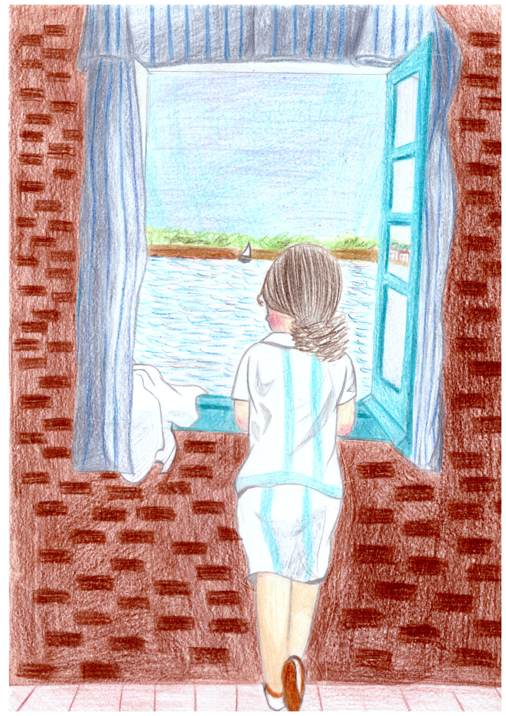 ArtStation - "Girl at the window" in Jimmy Liao's style