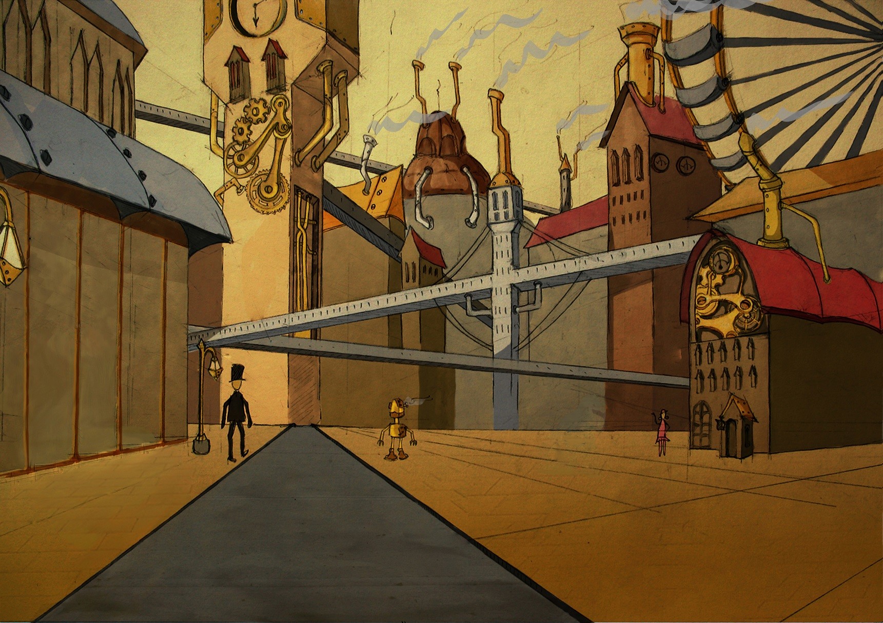 ArtStation - Robotopia board game