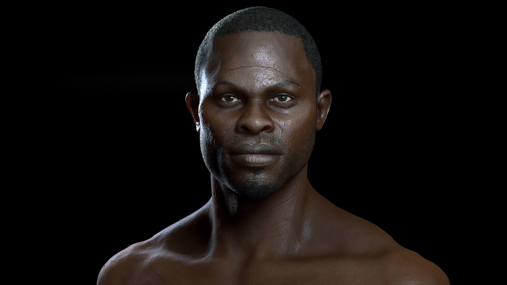 ArtStation - Black Male Bust: Deus Ex: Mankind Divided R&D