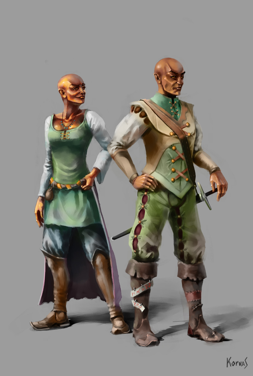 ArtStation - Copperskin people