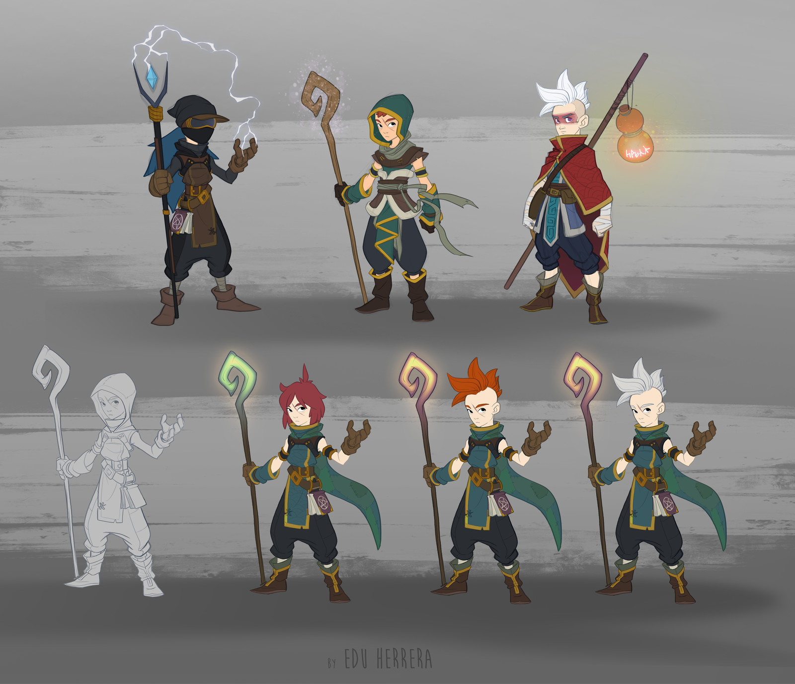 Edu Herrera - Some Charecters for my Portfolio