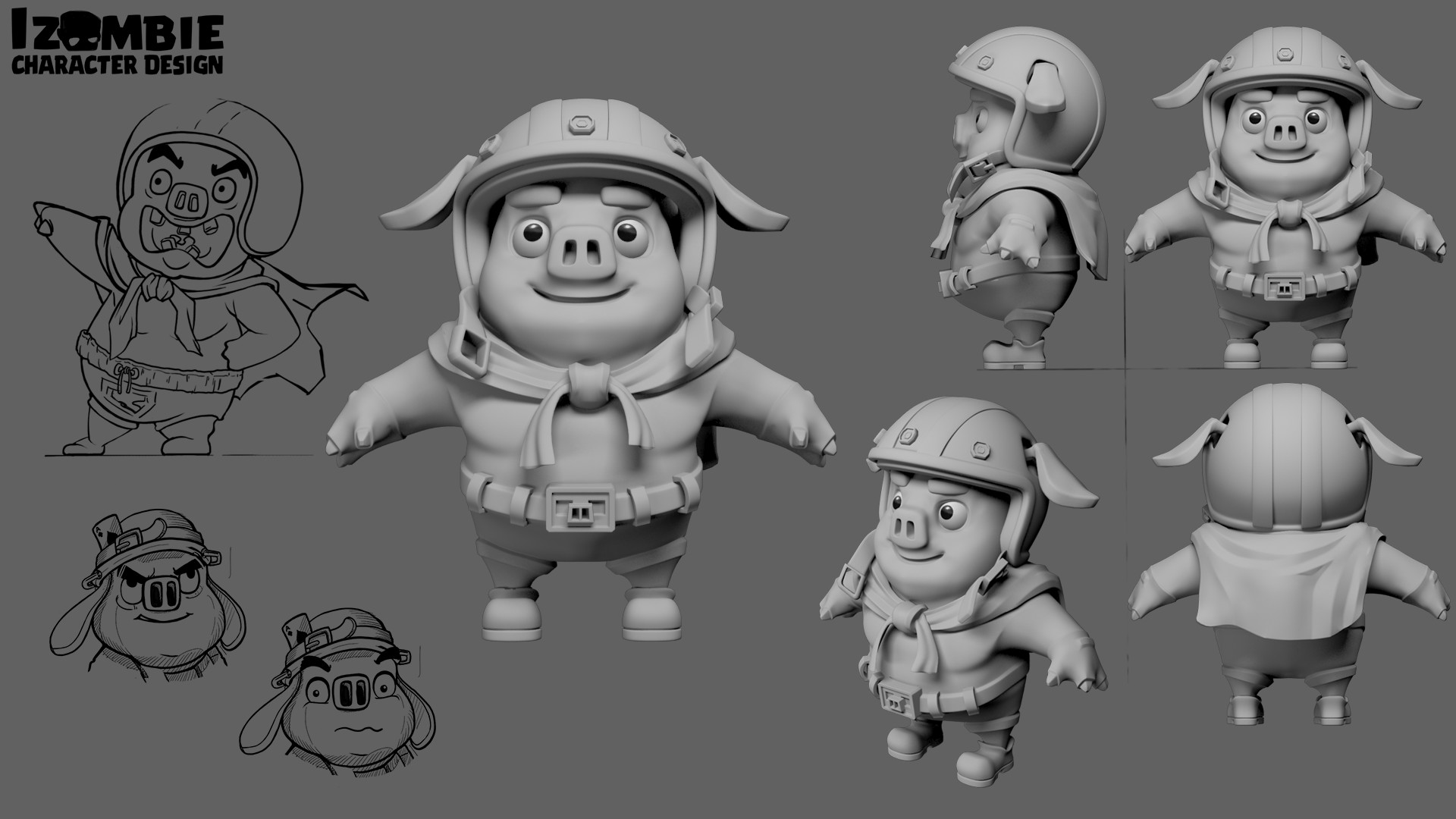 ArtStation - Pig laughed