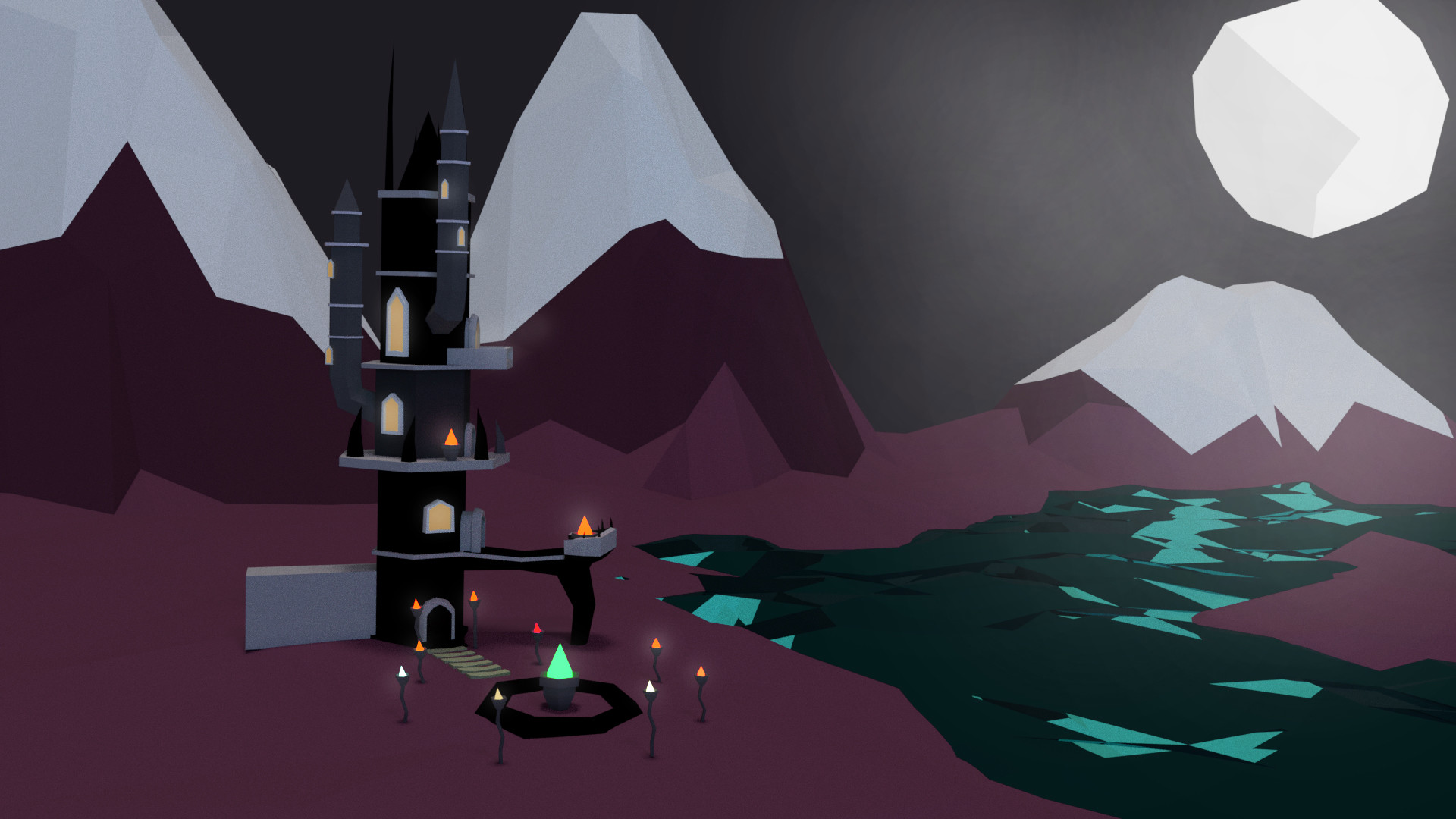 ArtStation - Vampire Tower - WIP