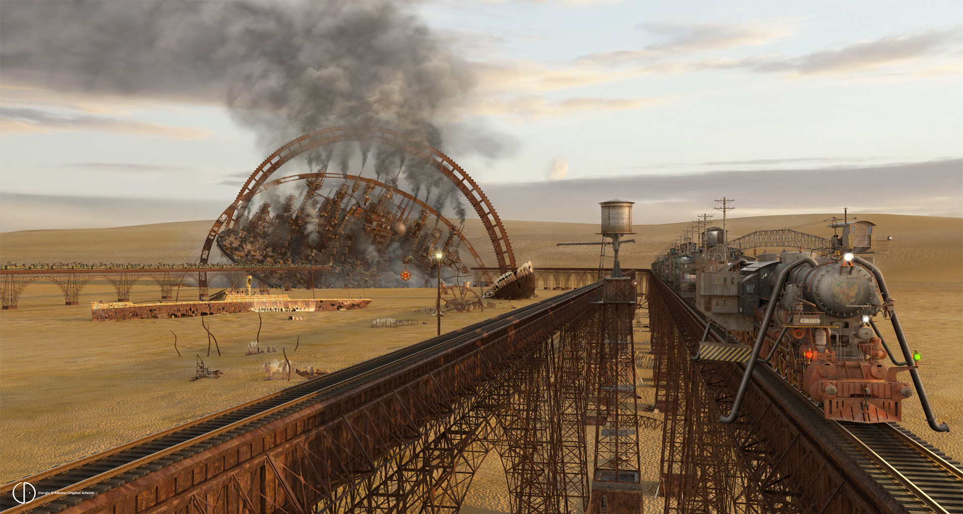 ArtStation - Steam City Rising