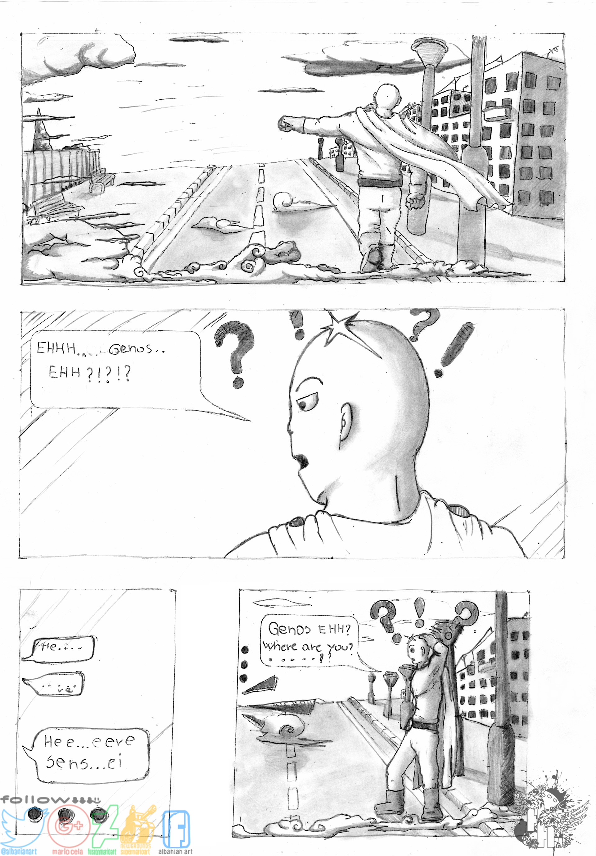 mario cela - one punch man fan art manga