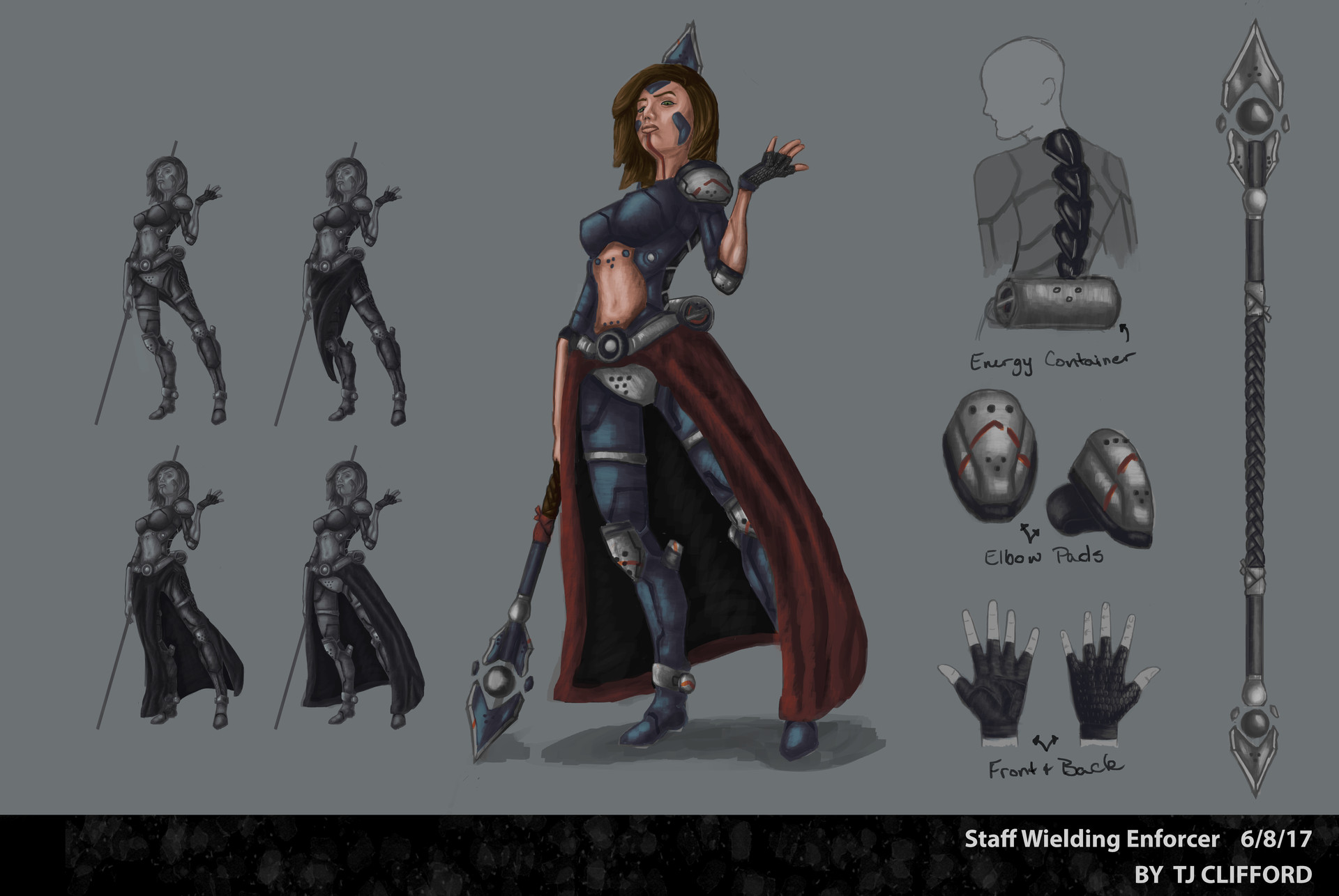 ArtStation - Staff Wielding Enforcer